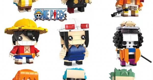 ONE PIECE Building Blocks Toy Set of 9