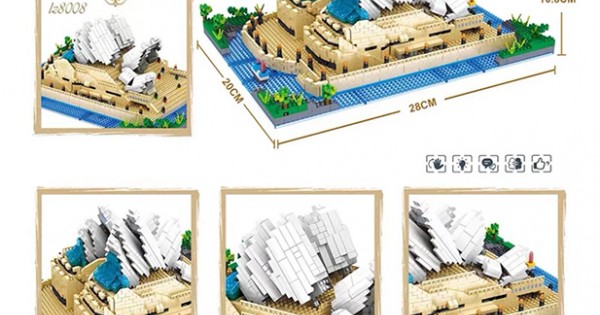 Sydney Opera House Building Blocks Toy Set