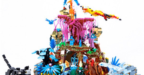 3005 Movie Avatar World building blocks 2986pcs