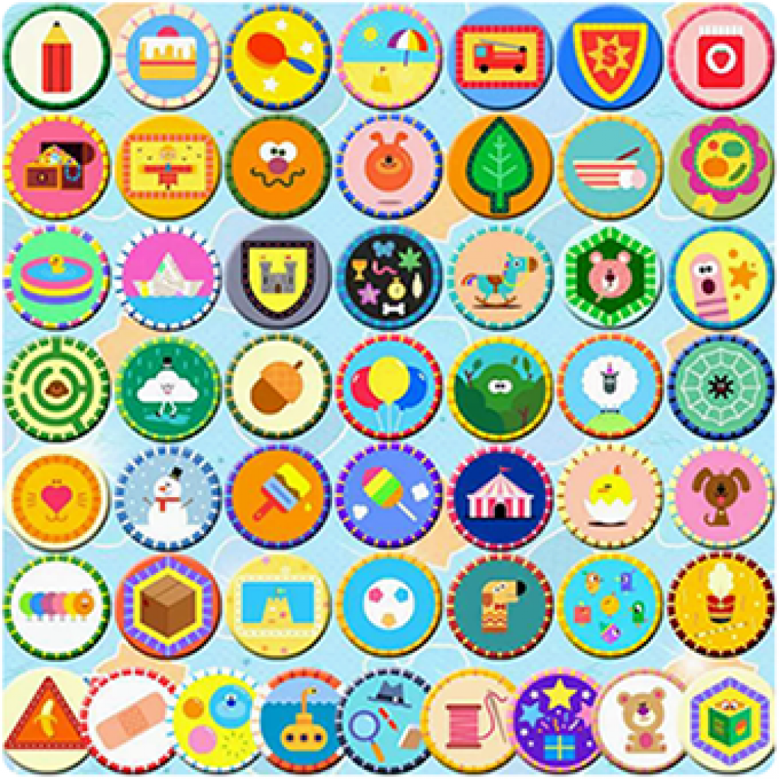 51 PCS Hey Duggee Badges - Season 1