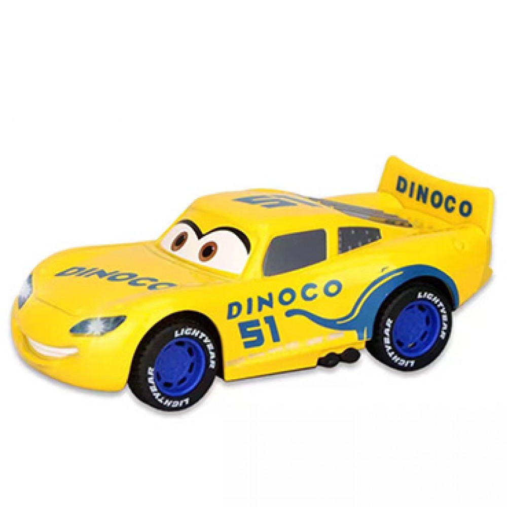 Pixar Cars Pull-back Racing Car with Light & Sound - Cruz Ramirez