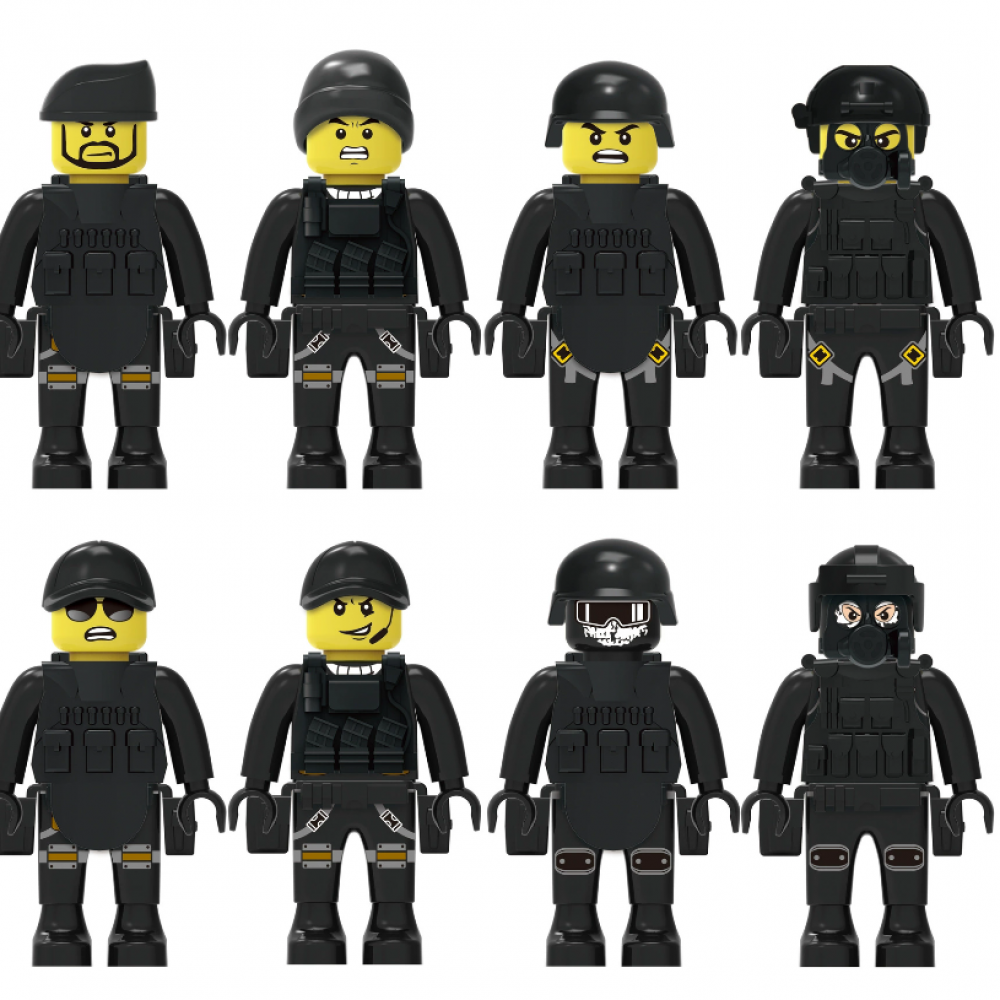 SWAT Military Police Building Block Kit for Kids - 20047
